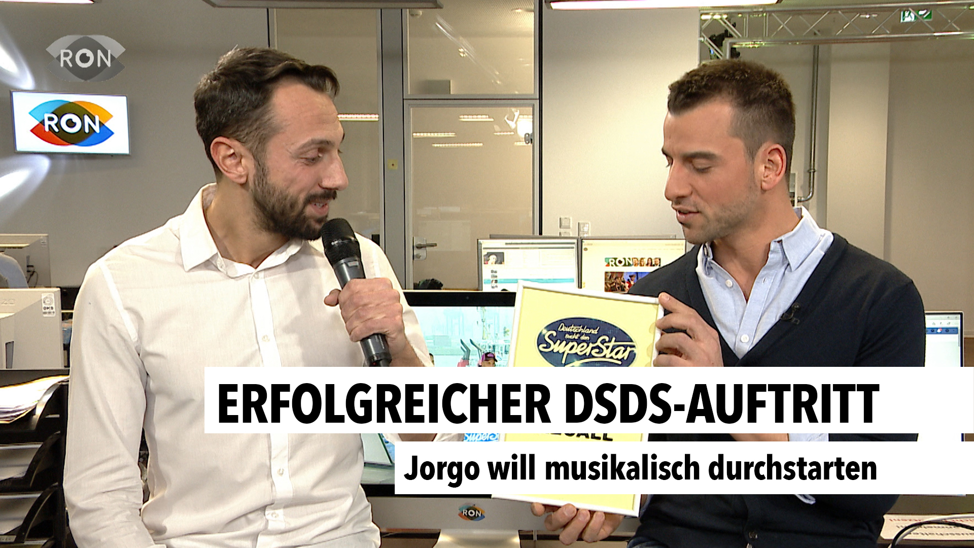 Erfolgreicher DSDS-Auftritt - RON TV