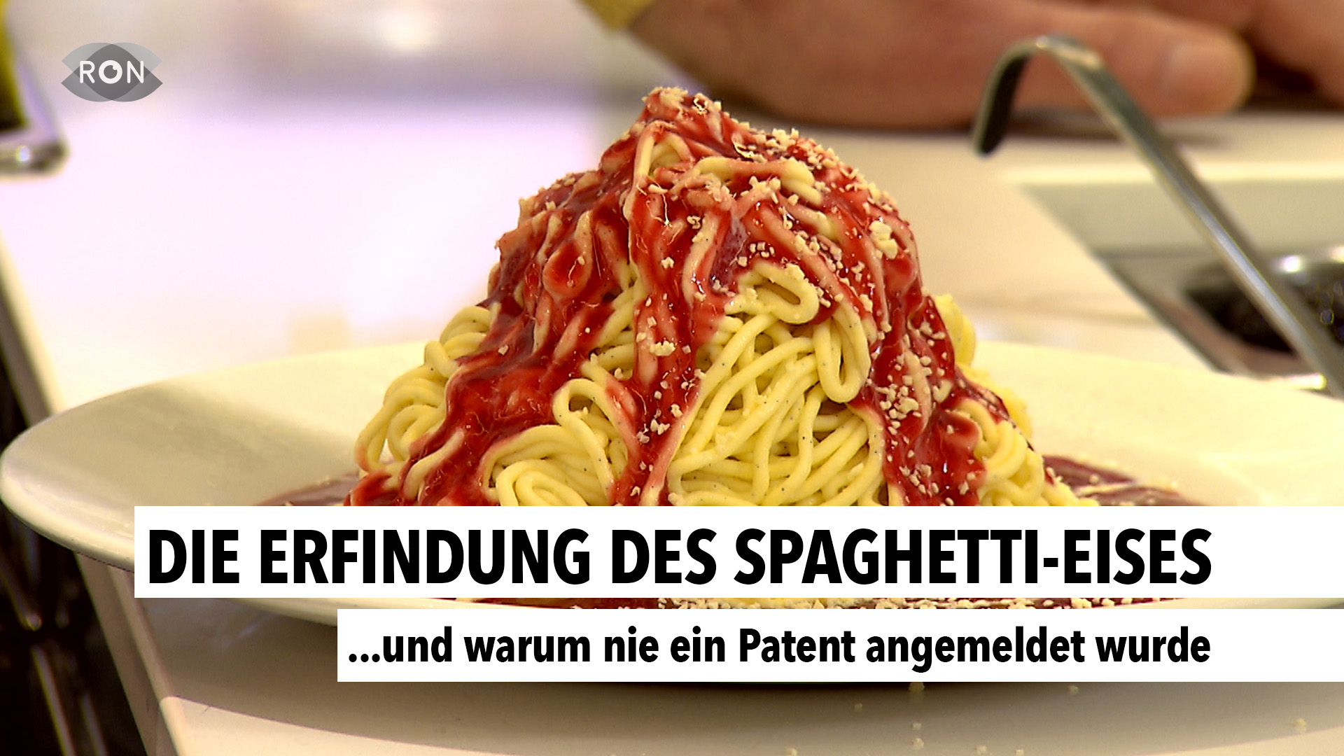 Die Erfindung des Spaghetti-Eises - RON TV
