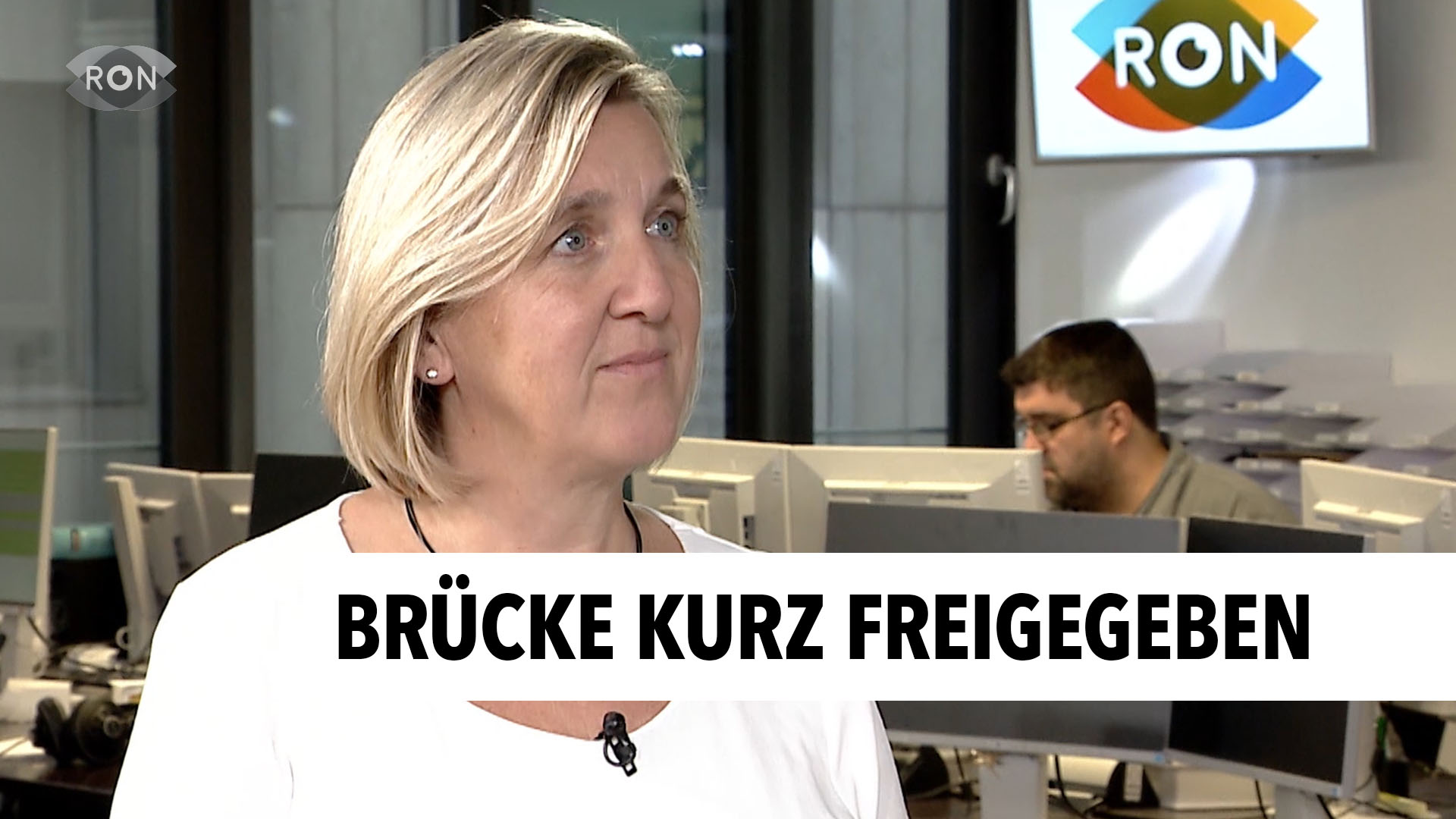 Baustellenmanagerin informiert - RON TV