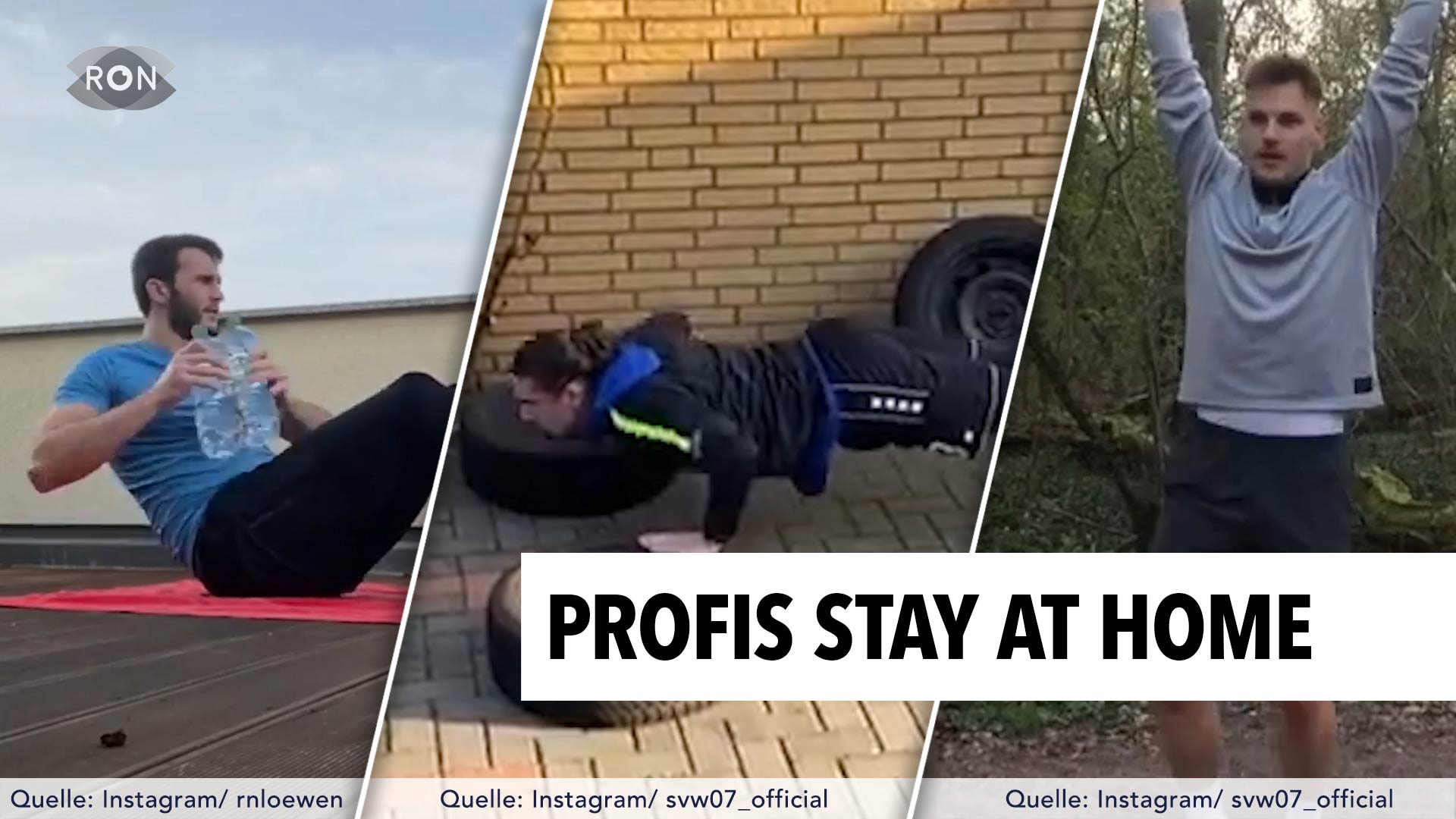 Sport-Profis in der Isolation - RON TV