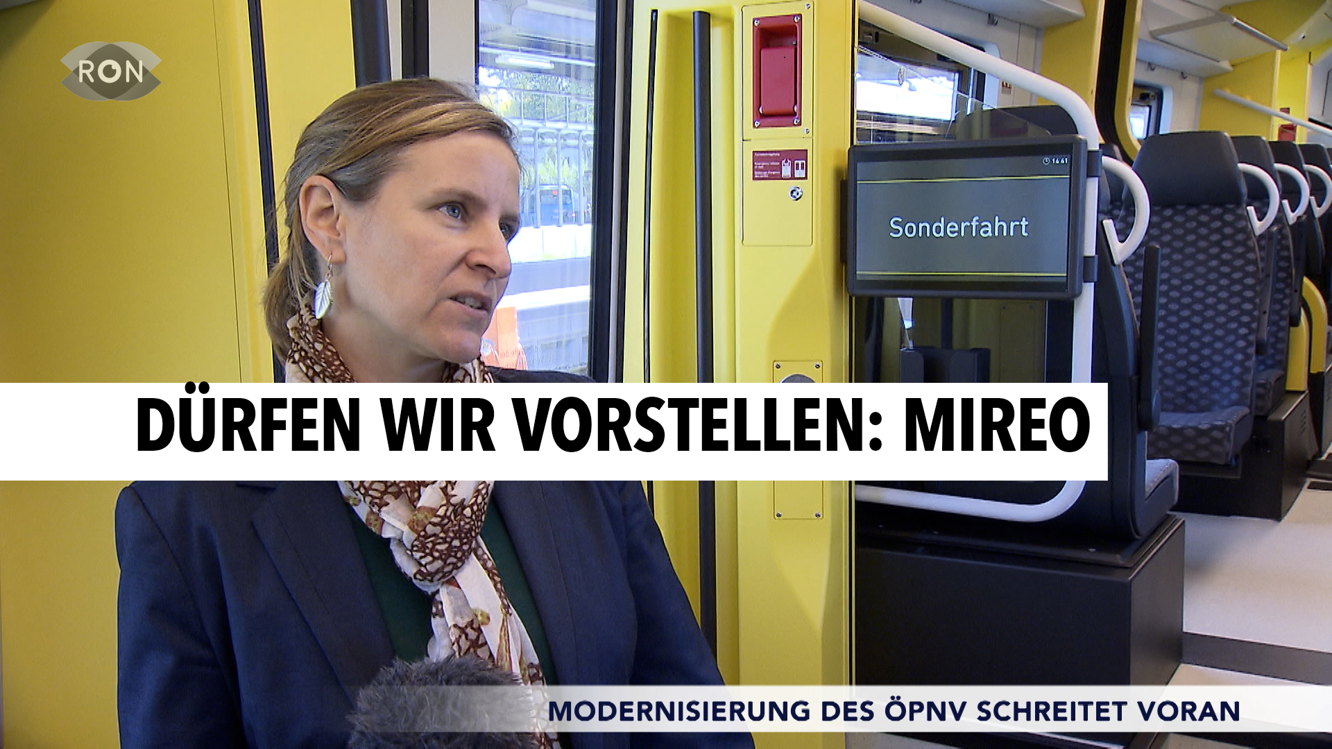 Neuer Zug auf der Strecke Mannheim-Worms-Mainz - RON TV