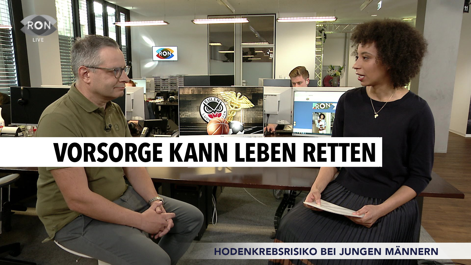 Aufklärungskampagne für Hodenkrebs - RON TV