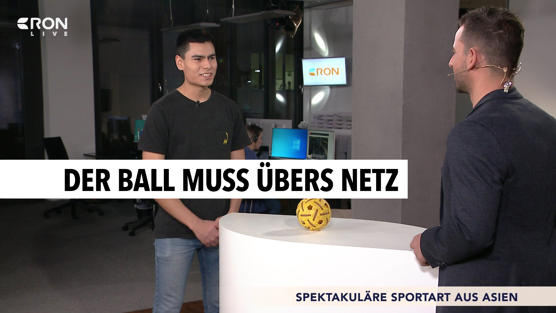 Volleyball mit den Füßen? - RON TV