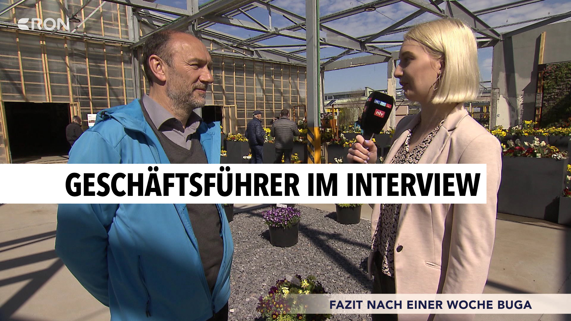 Der BUGA-Chef zieht ein erstes Resümee - RON TV