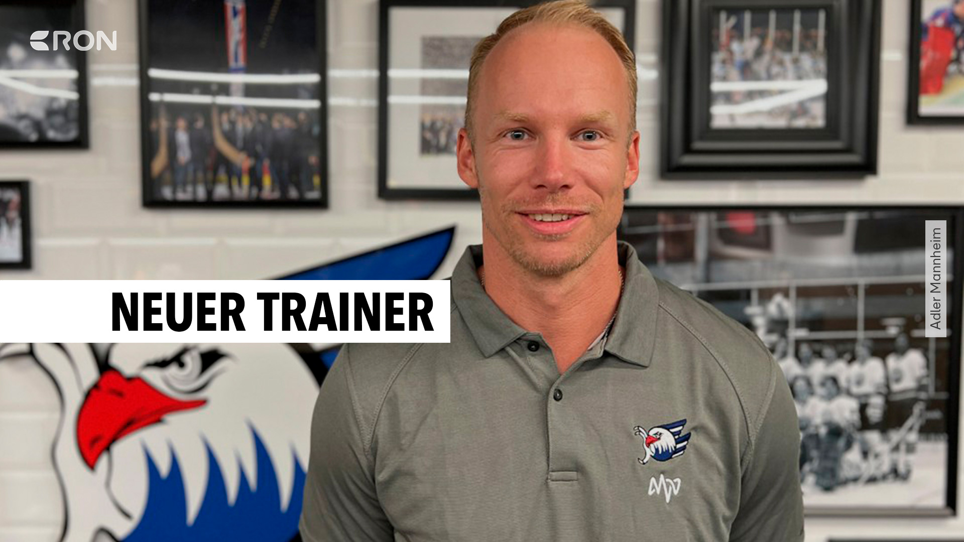Adler Mannheim präsentieren neuen Cheftrainer - RON TV