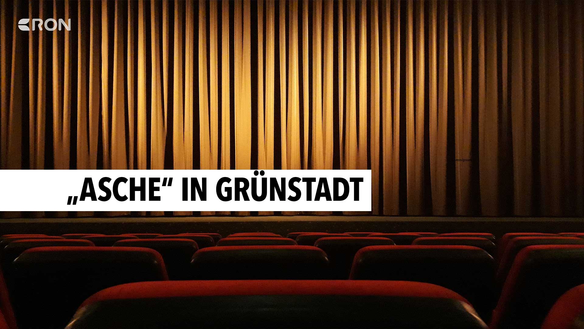 Regionale Filmproduktion feiert Premiere - RON TV