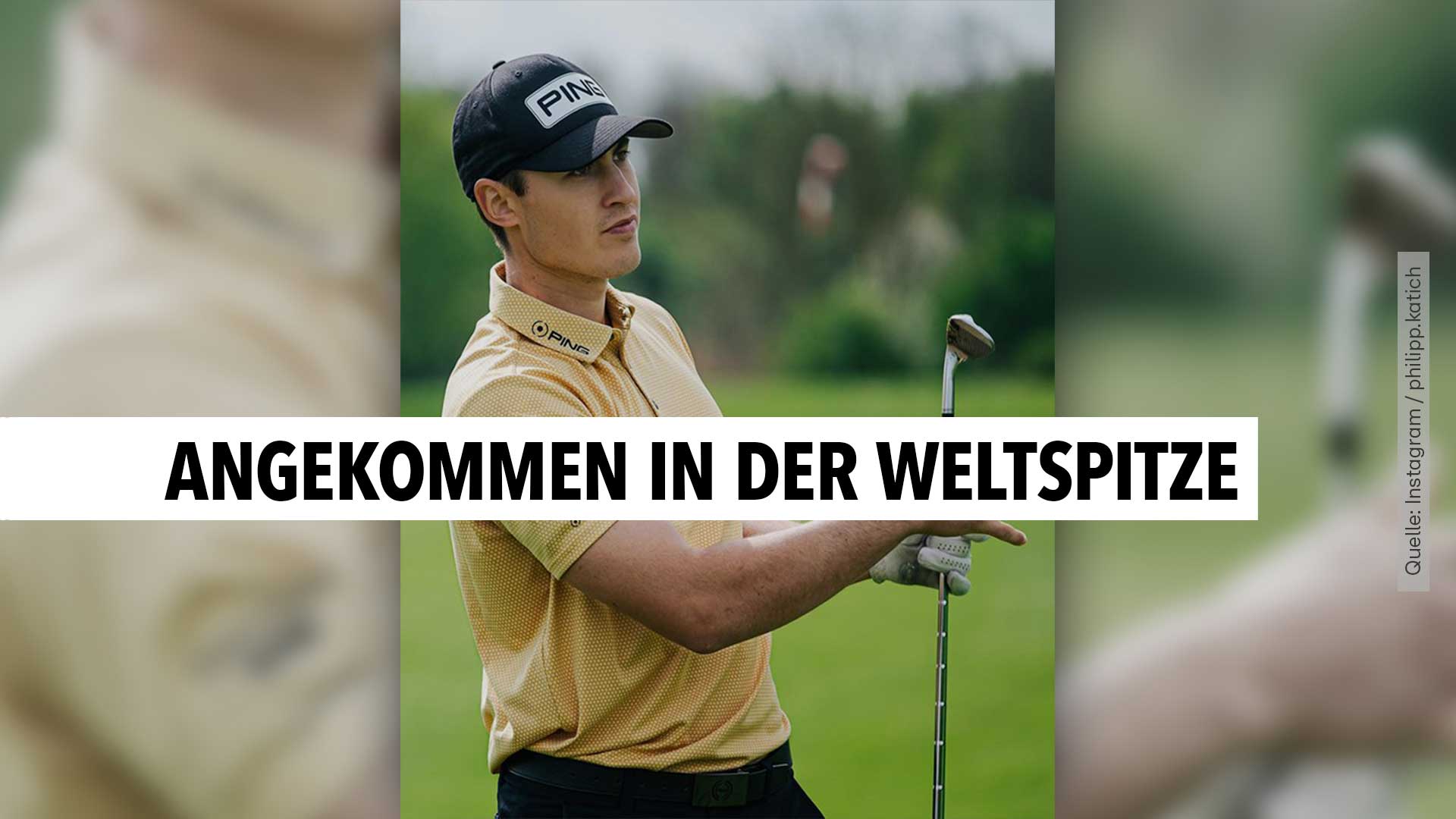 Golfer Katich jubelt - RON TV