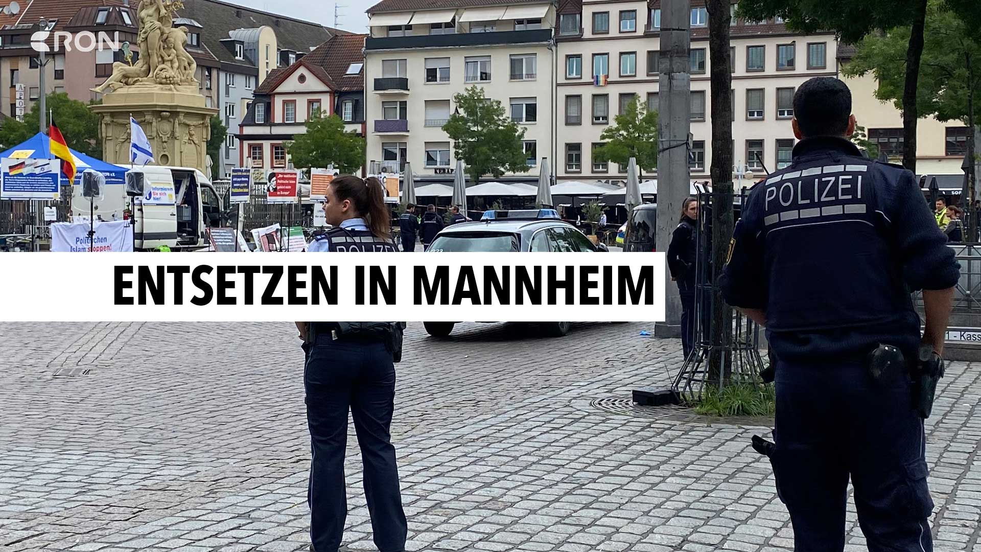 Messerattacke auf Mannheimer Marktplatz - RON TV
