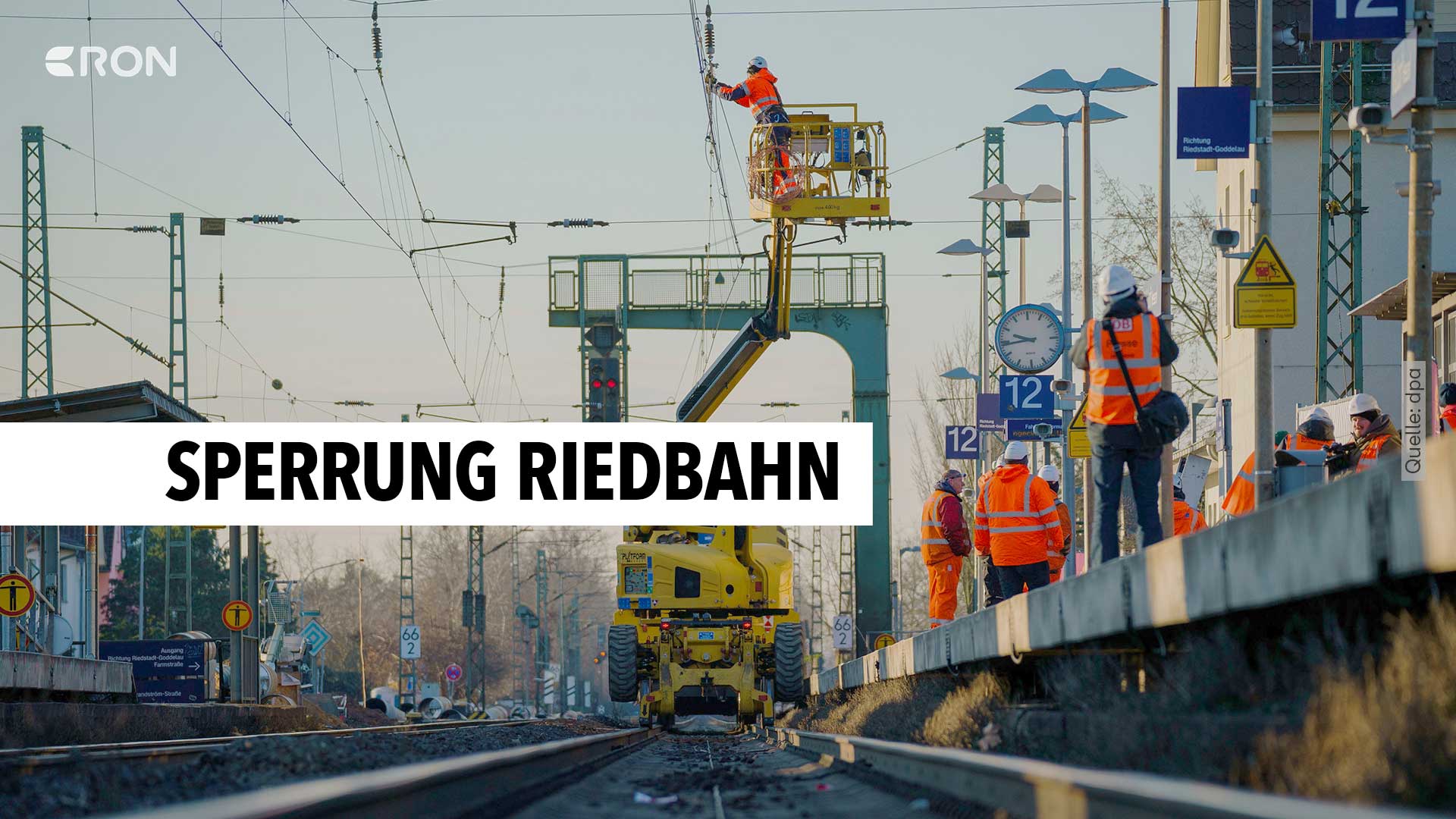 Deutschlands wichtigste Bahnstrecke wird saniert - RON TV