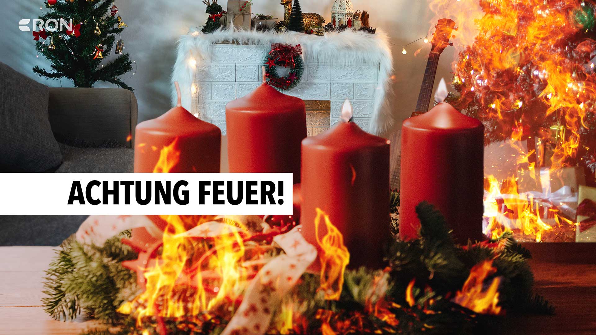 Brandgefahr in der Adventszeit - RON TV